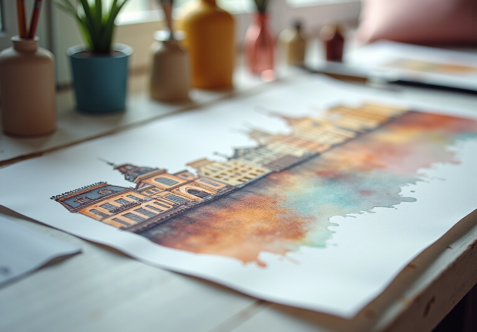 Abstract Watercolor Illustrations by Kelly Swain Abstract Watercolor Illustrations by Kelly Swain