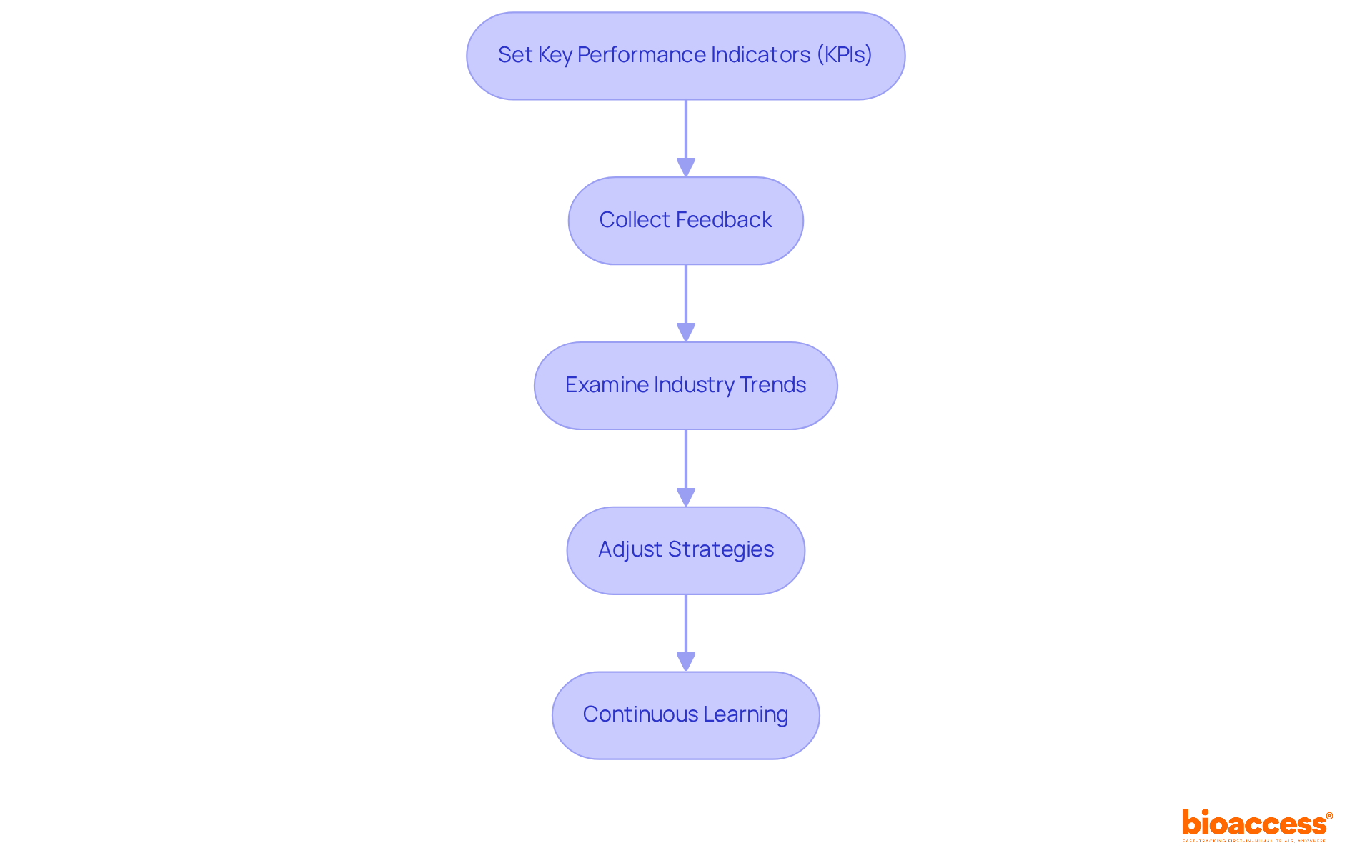 Each box represents a crucial step in refining your market entry strategy. Follow the arrows to see how each step builds on the previous one, guiding you toward a more effective approach.