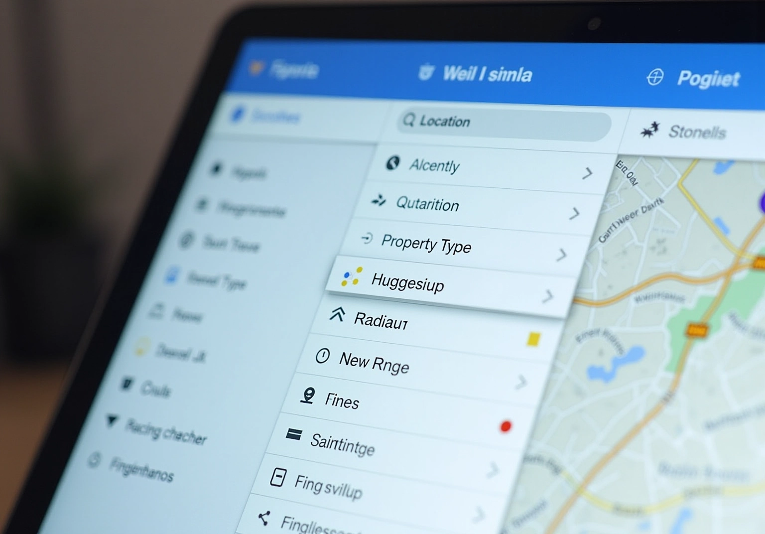 Advanced Real Estate Search Interface Advanced Real Estate Search Interface