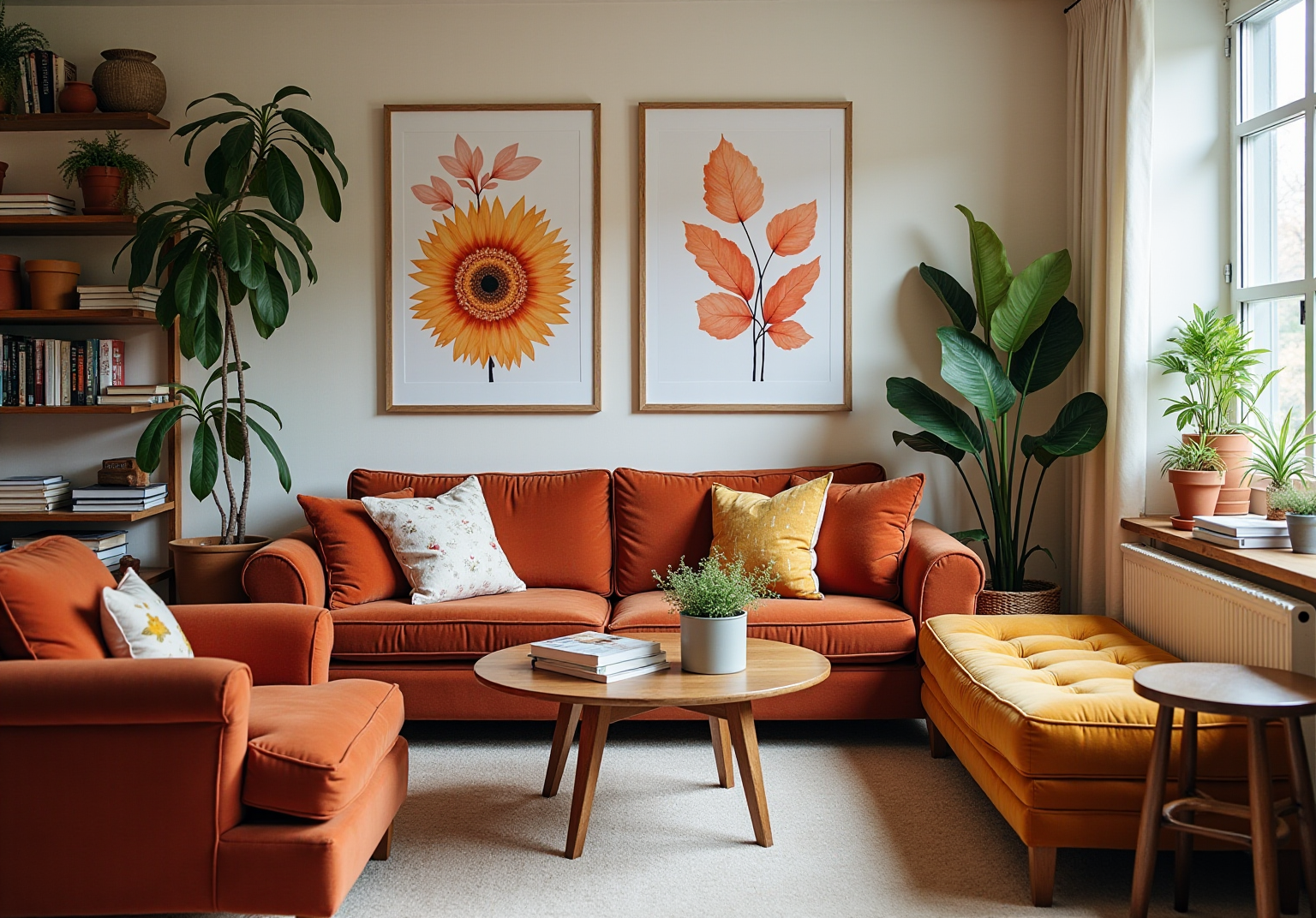 Innovative Art in a Cozy Living Space Innovative Art in a Cozy Living Space