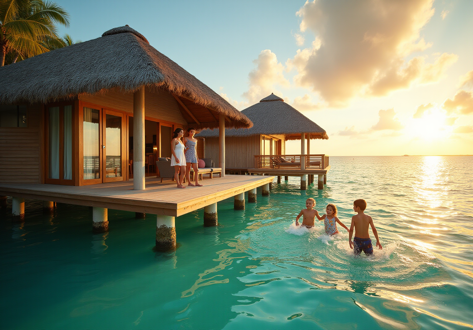 Family-Friendly Overwater Villa in the Maldives