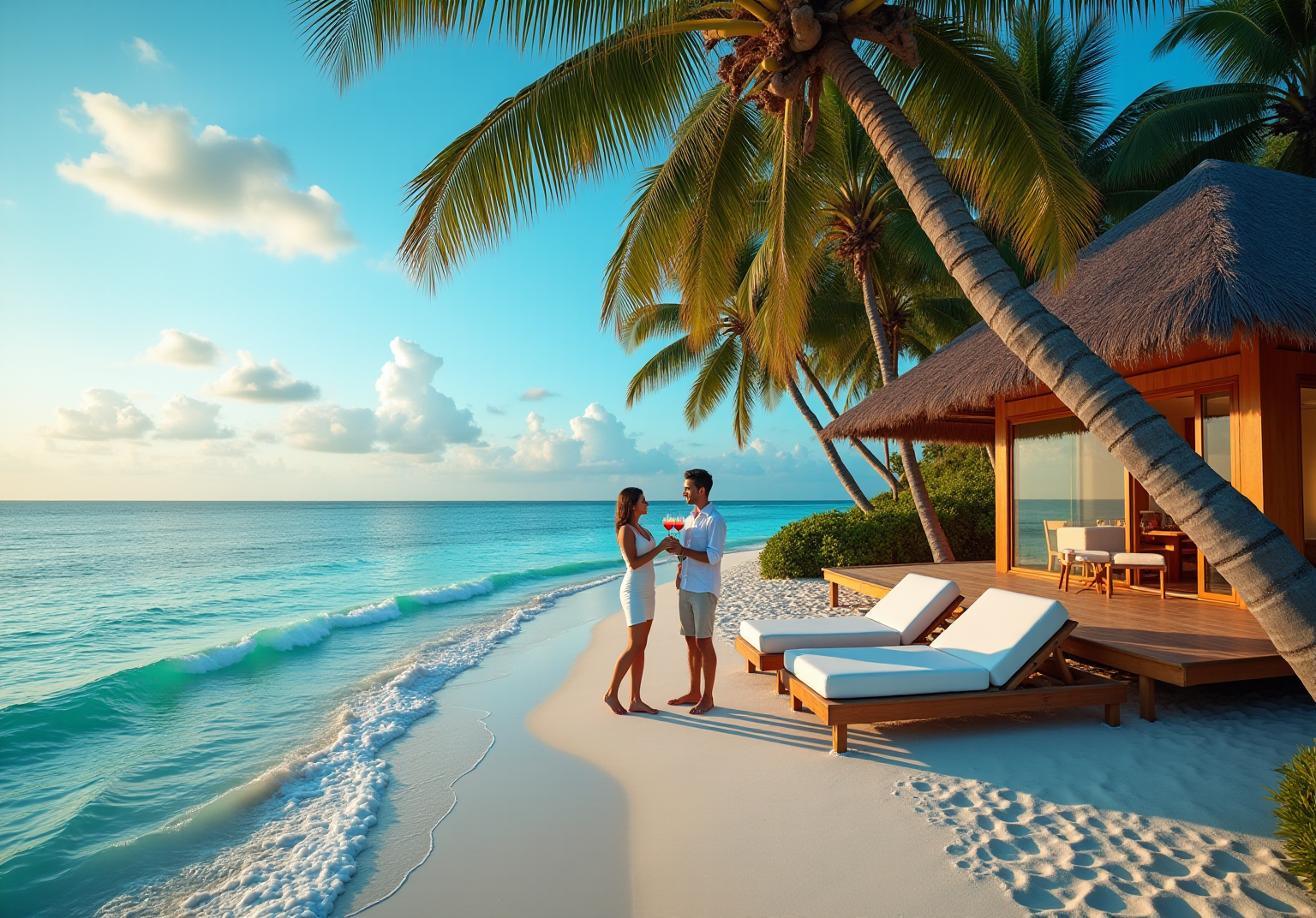 Romantic Honeymoon in the Maldives
