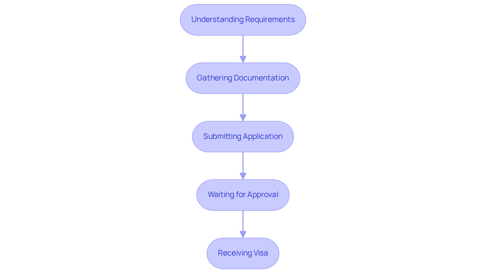Each box represents a step in the visa application journey. Follow the arrows to see how the process flows from one step to the next, with the law firm providing support at each stage. Each box represents a step in the visa application journey. Follow the arrows to see how the process flows from one step to the next, with the law firm providing support at each stage.