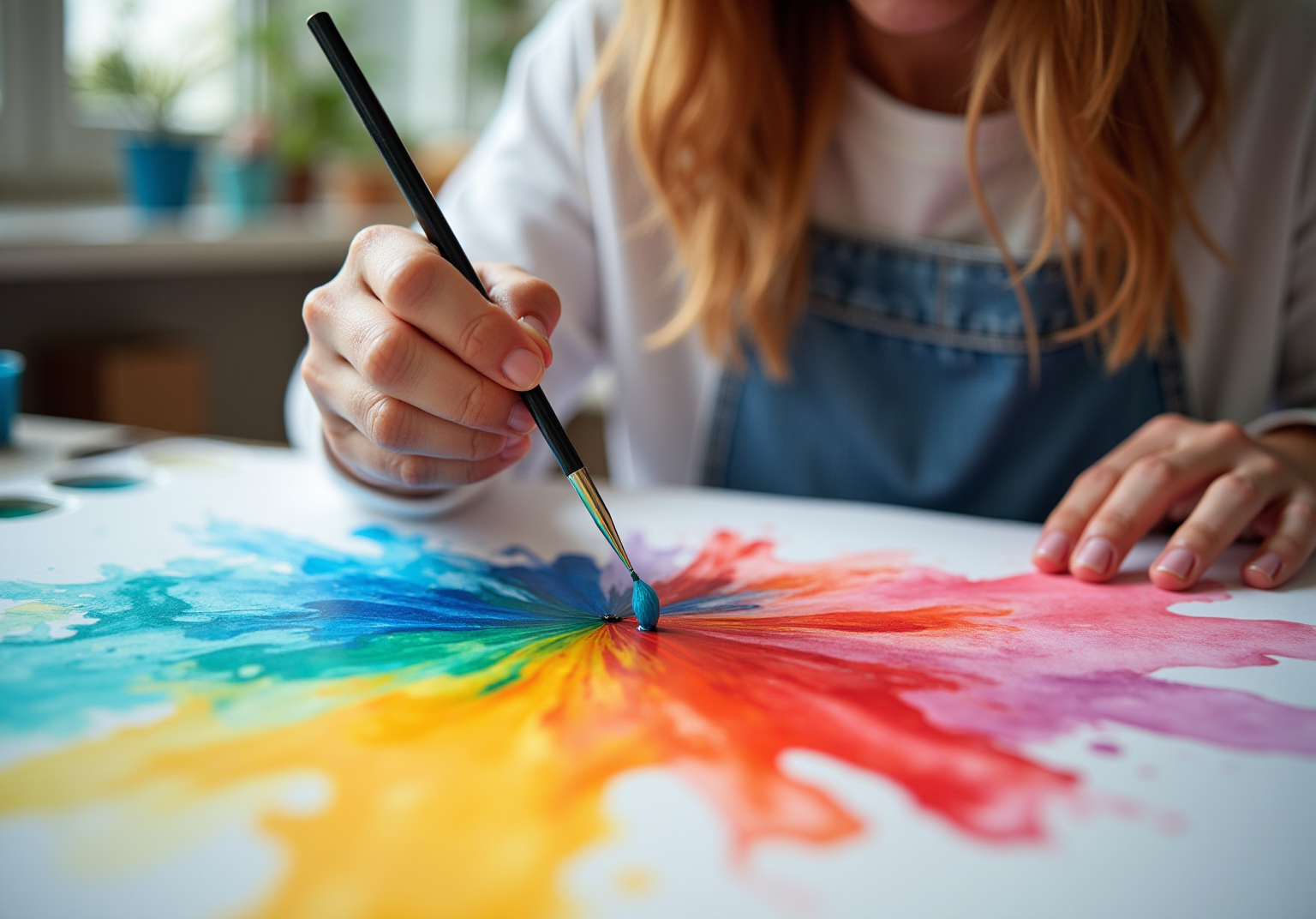Joyful Exploration with Liquid Watercolors