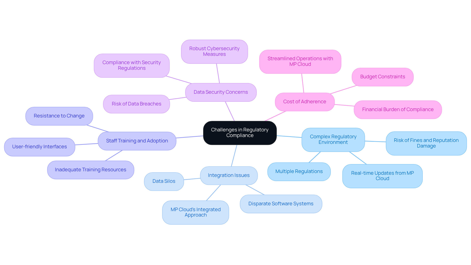 Each branch represents a unique challenge faced by EMS agencies in compliance efforts. Follow the branches to see specific issues and potential solutions related to each challenge.