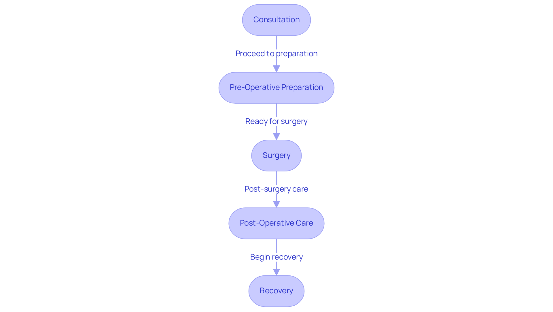 Each box represents a stage in the mini facelift journey. Follow the arrows to see how each step leads to the next, guiding patients through their experience from the initial consultation to their recovery.