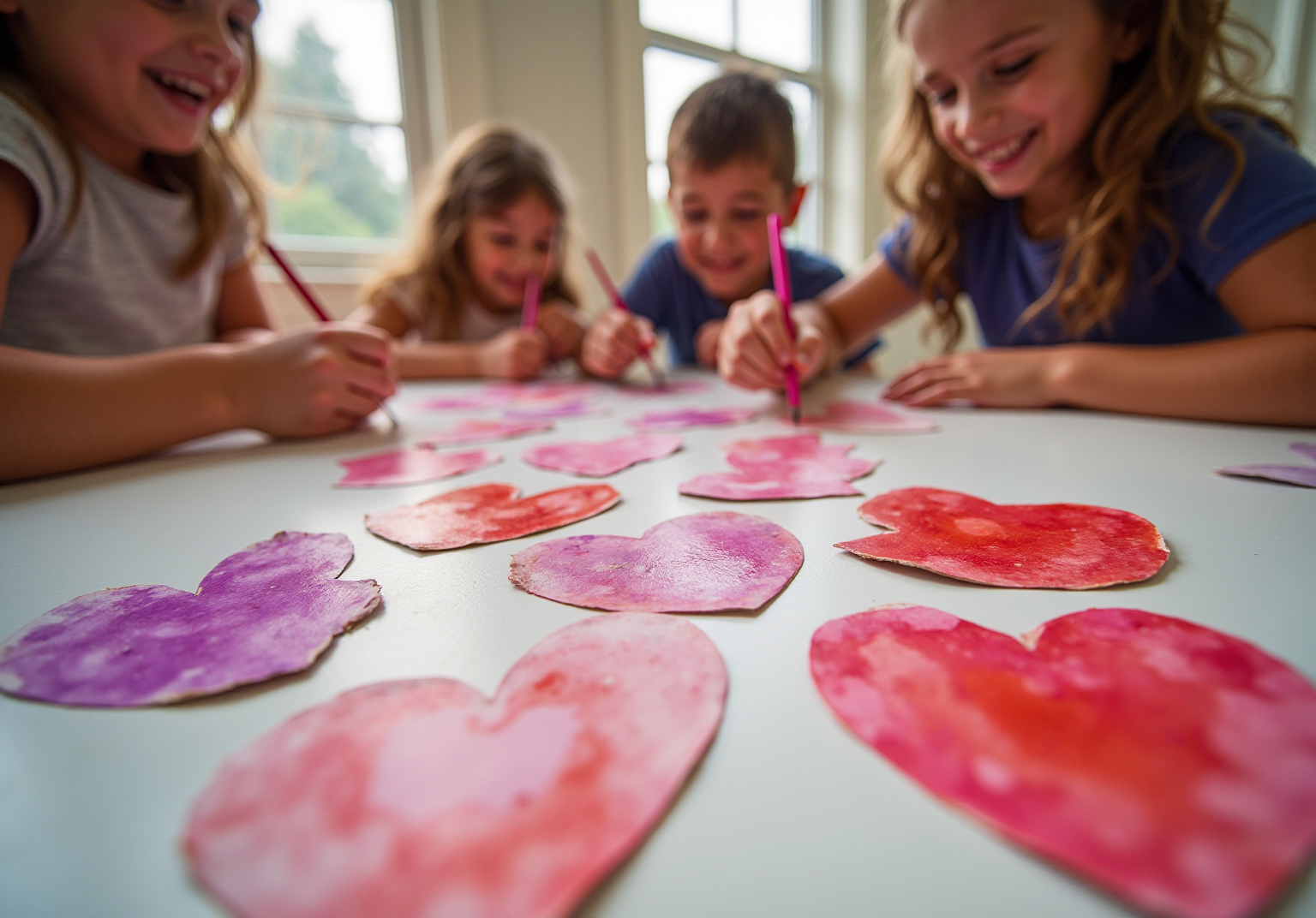 Creative Watercolor Gift Tags for Valentine's Day Creative Watercolor Gift Tags for Valentine's Day