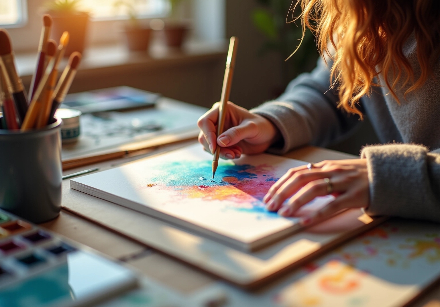 Artist at Work: Enhancing Watercolor Skills Artist at Work: Enhancing Watercolor Skills