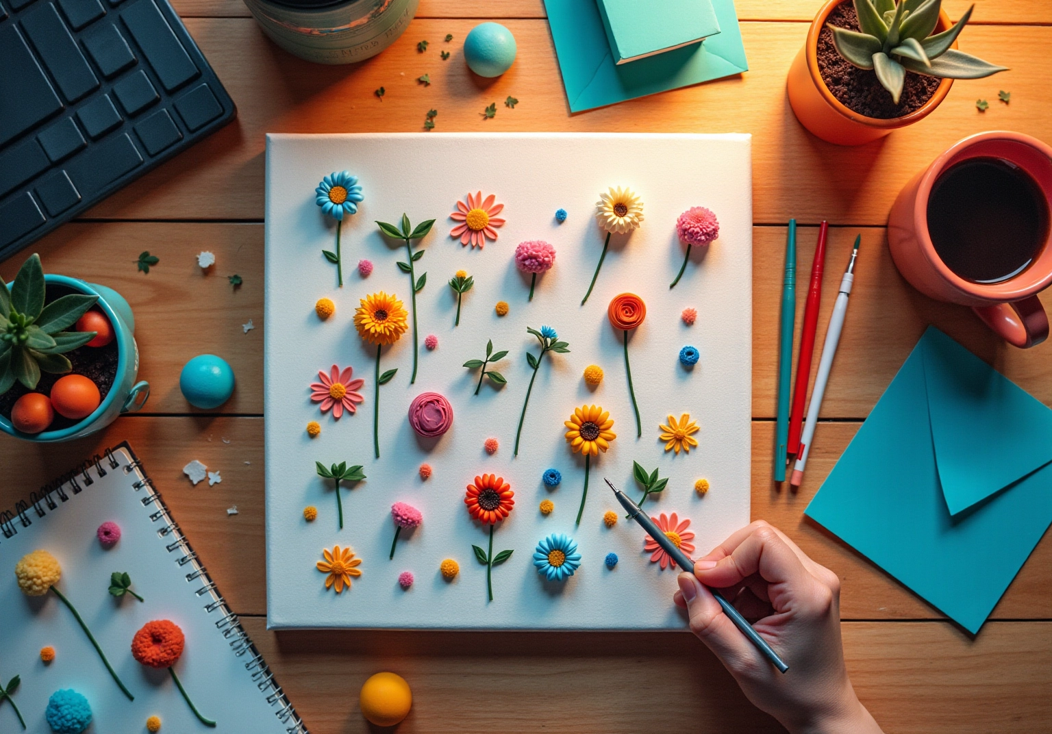 Artistic Arrangement for Seamless Pattern Design Artistic Arrangement for Seamless Pattern Design