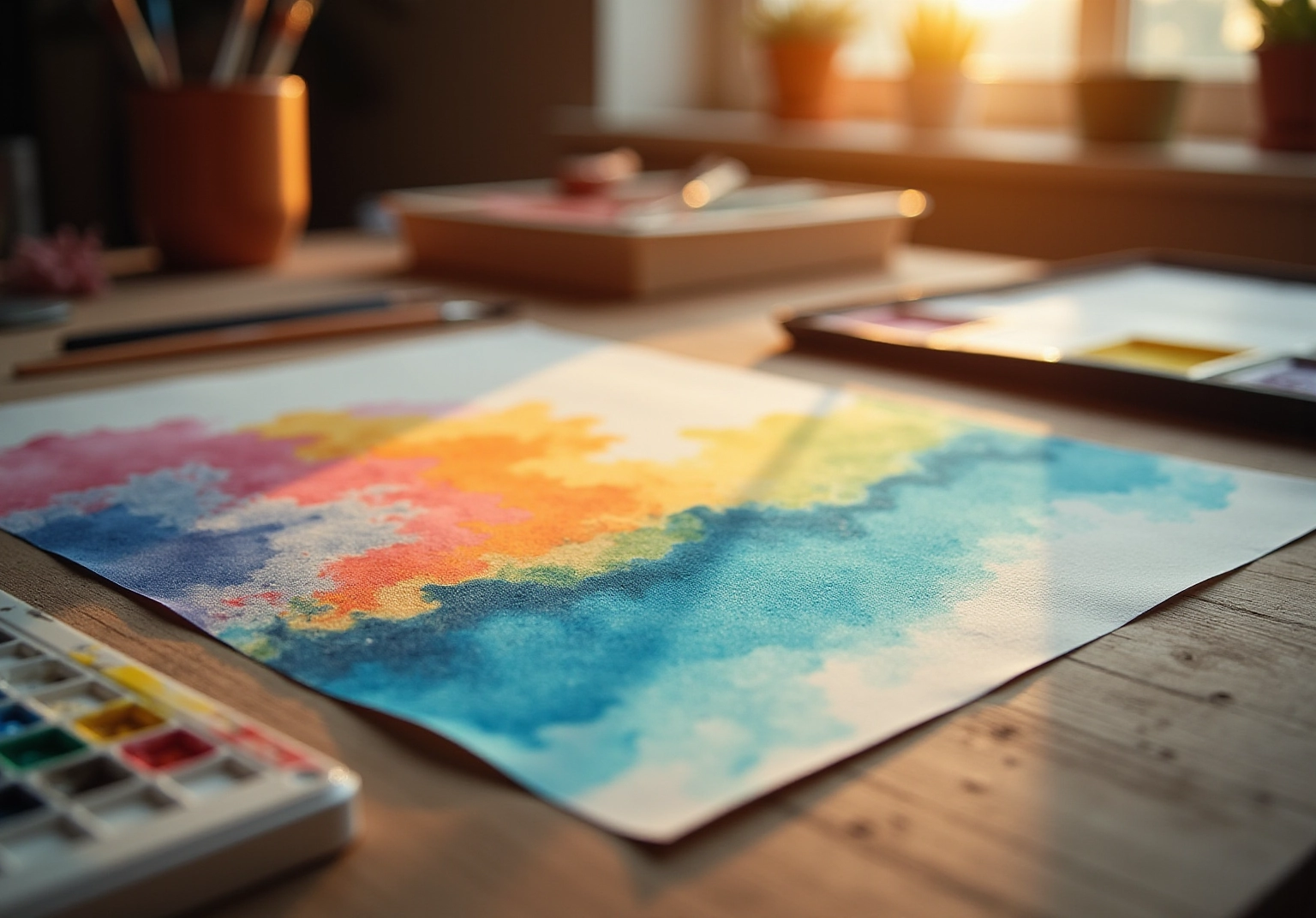 Artistic Exploration with Fabriano Watercolor Paper Artistic Exploration with Fabriano Watercolor Paper