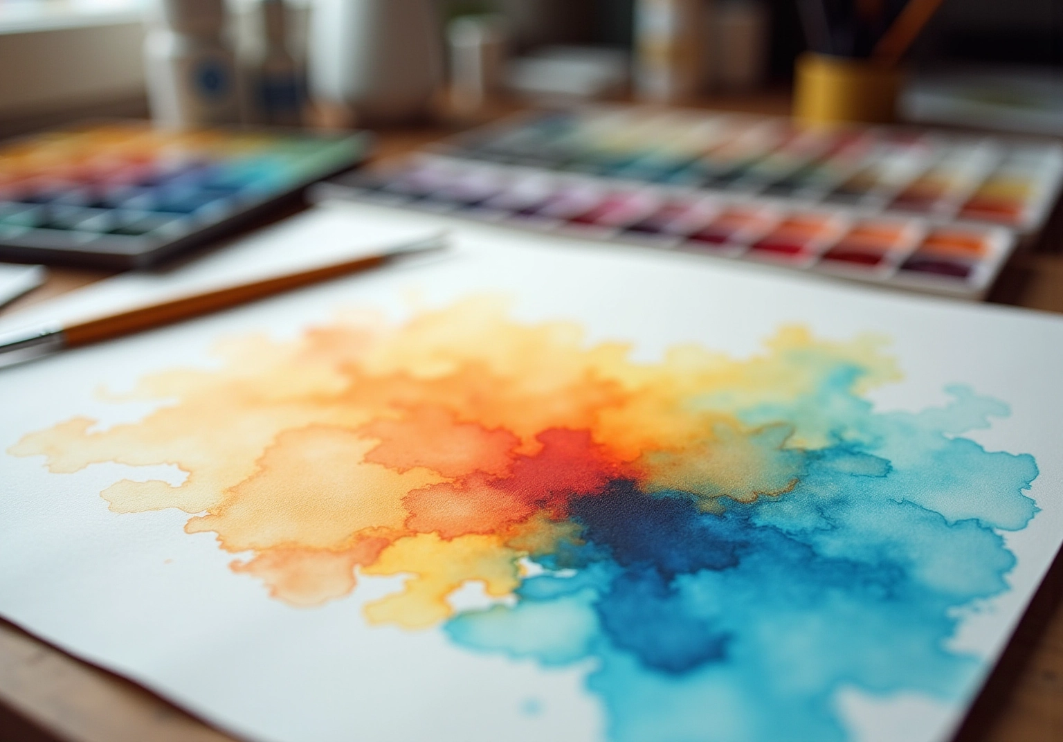 Artistic Exploration with Hot Press Watercolor Paper Artistic Exploration with Hot Press Watercolor Paper