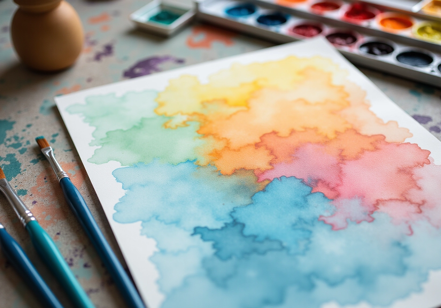 Artistic Expression with Custom Watercolor Paper Artistic Expression with Custom Watercolor Paper
