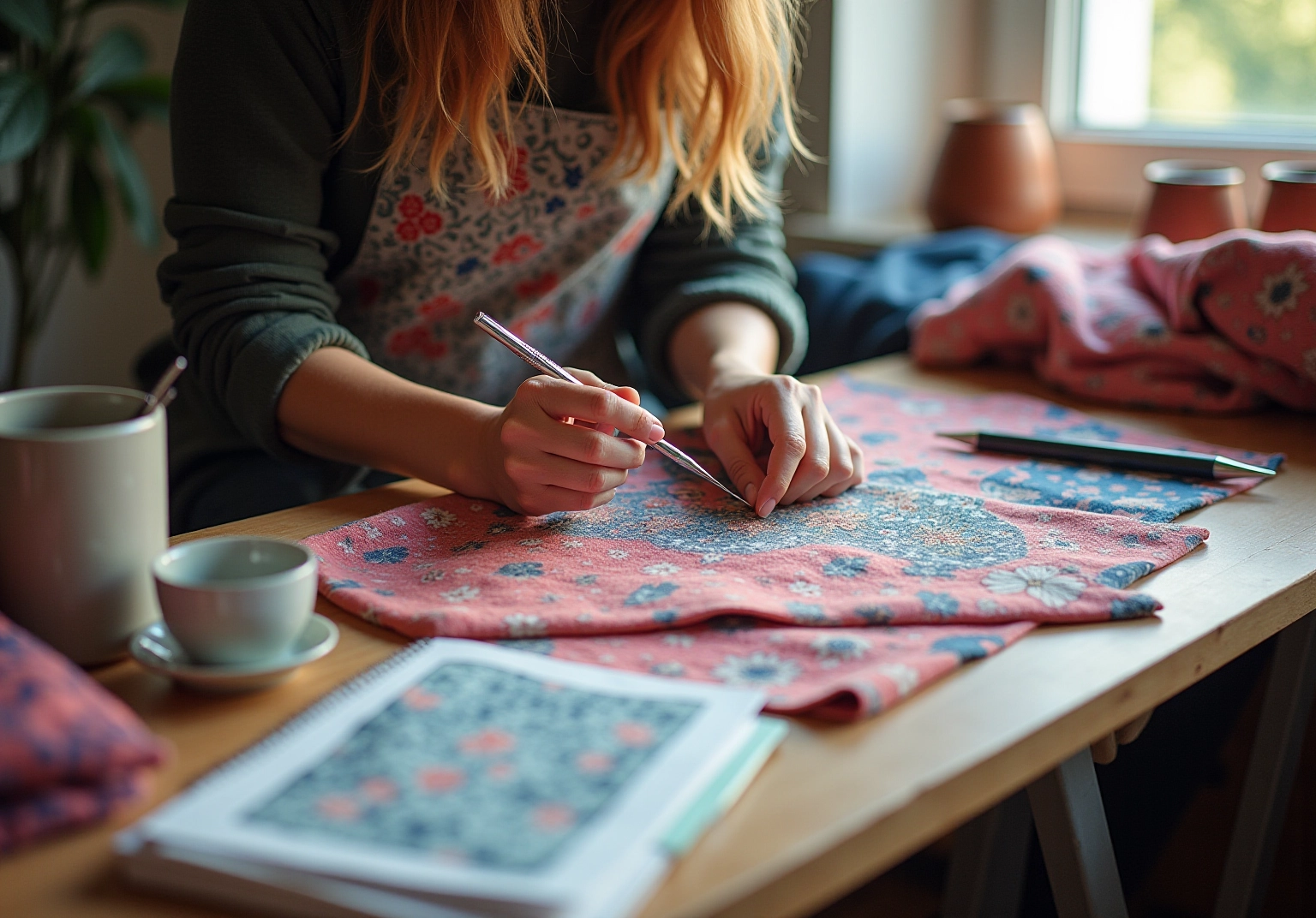 Artistic Fabric Pattern Design in Vienna