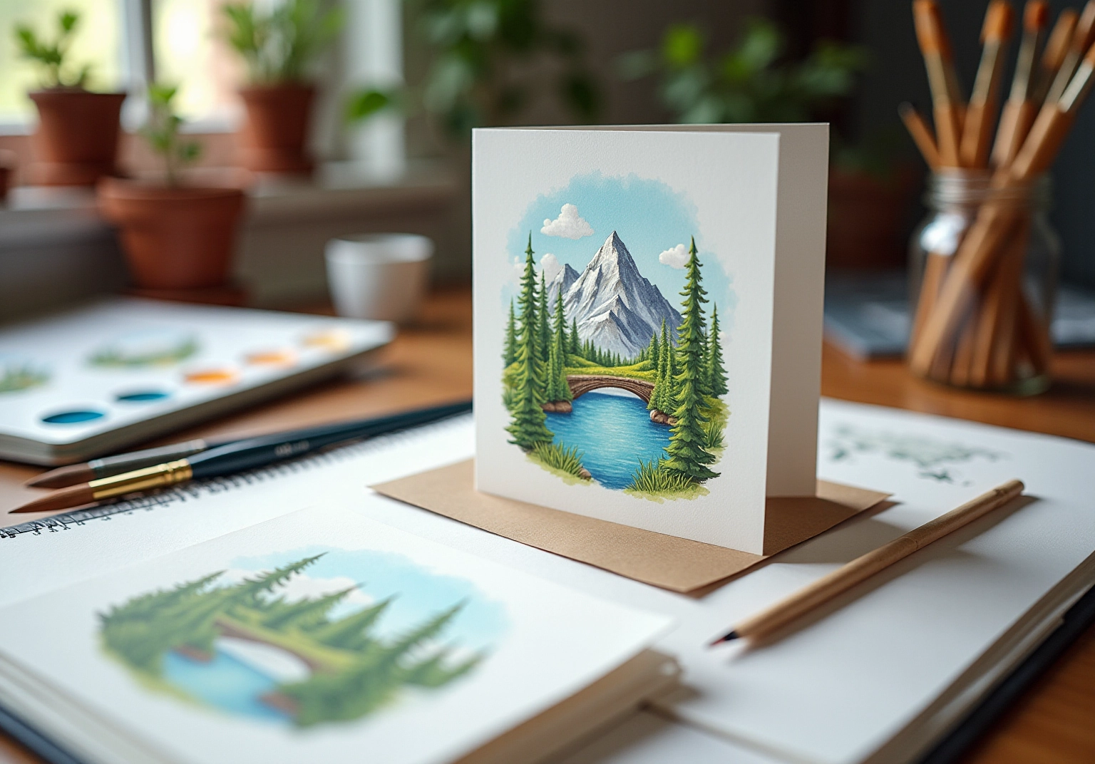Artistic Greeting Card Creation Artistic Greeting Card Creation
