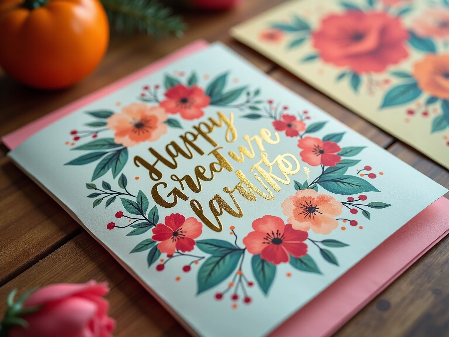 Artistic Greeting Card Design Artistic Greeting Card Design