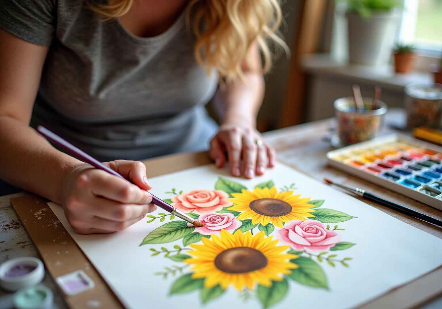 Artistic Journey in Watercolor Floral Painting Artistic Journey in Watercolor Floral Painting