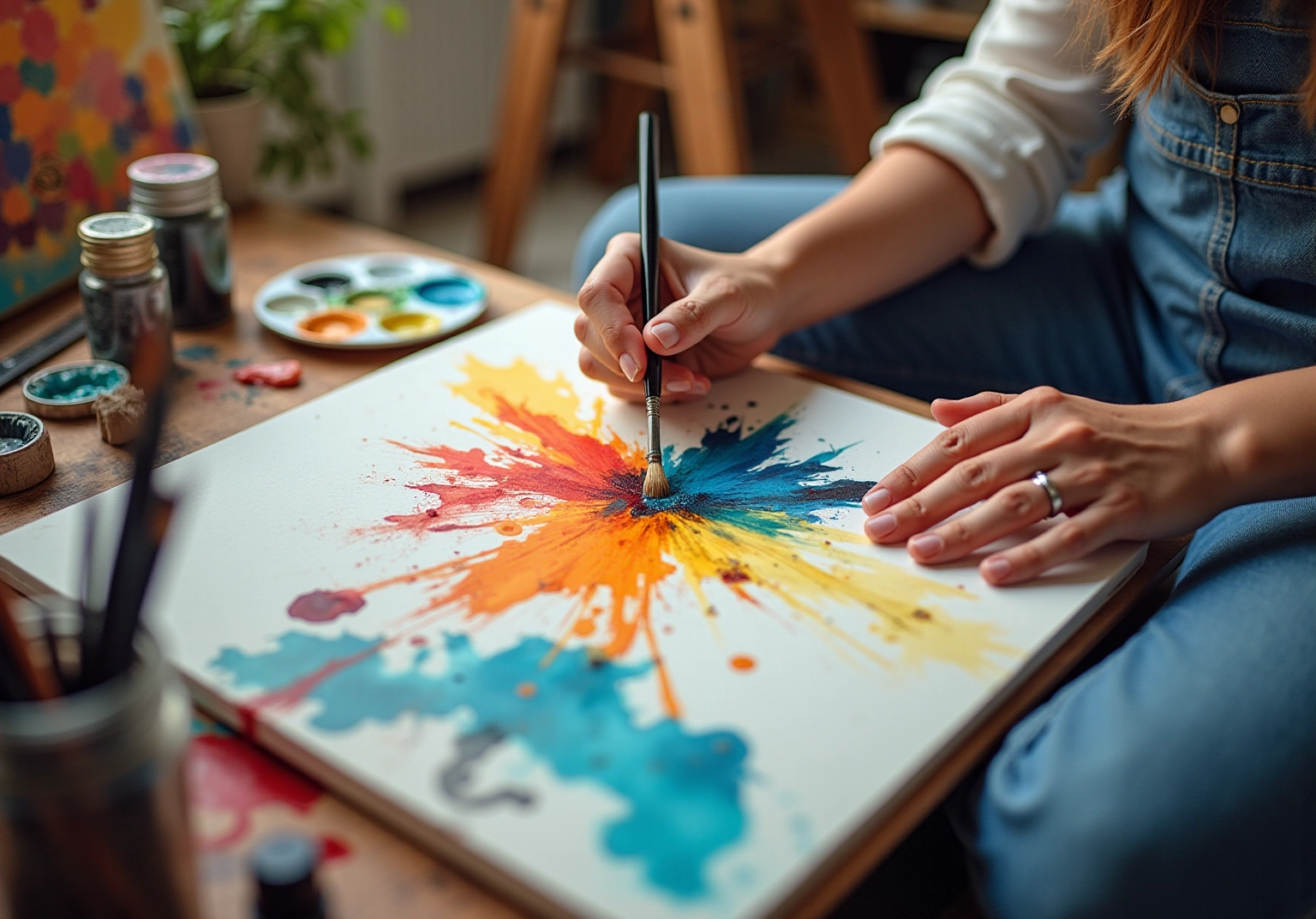 Artistic Journey: Mixing Watercolor and Ink Artistic Journey: Mixing Watercolor and Ink