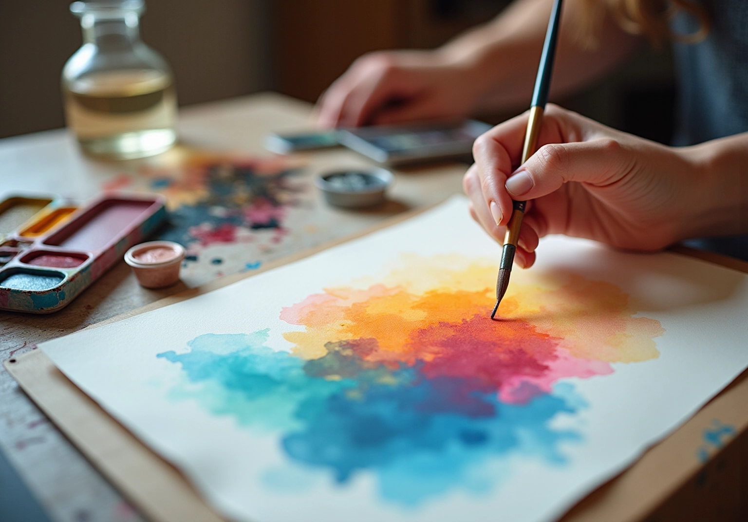 Artistic Journey of Color Blending