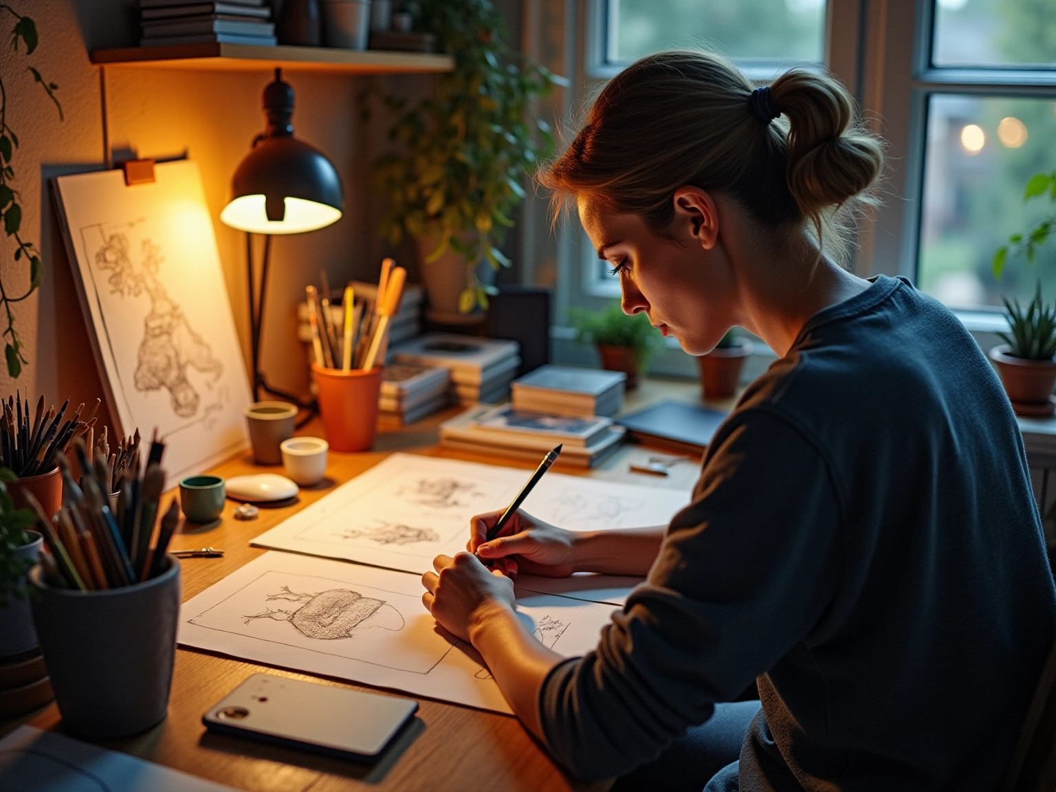 Artist's Creative Workspace
