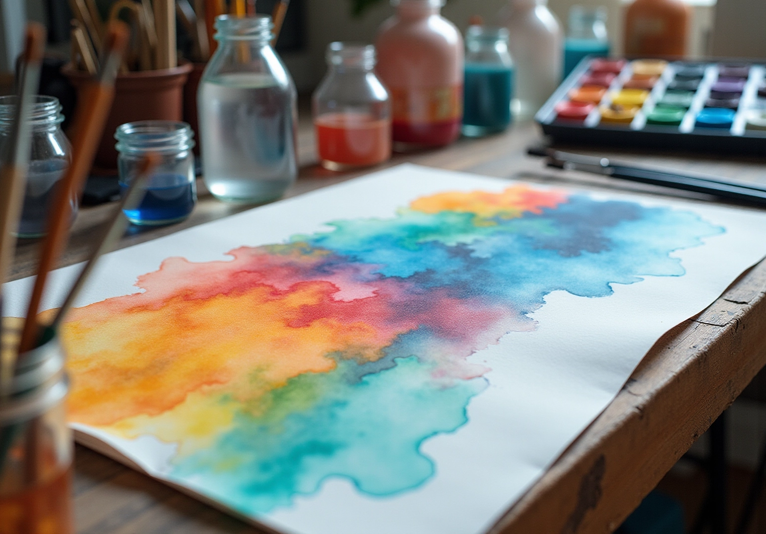 Artist's Studio: Challenges in Wet on Wet Watercolor Painting Artist's Studio: Challenges in Wet on Wet Watercolor Painting