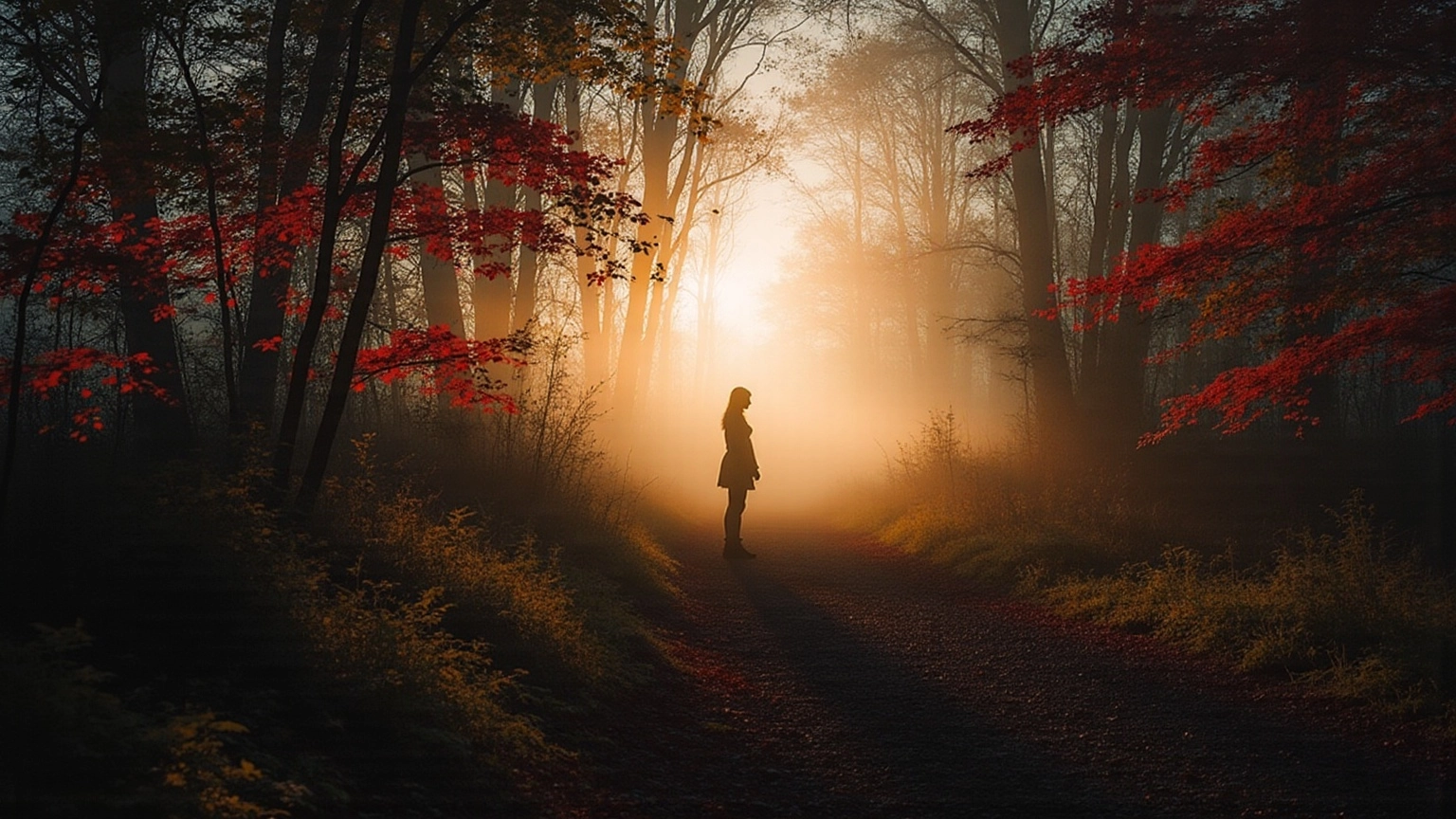 Awakening Path at Sunrise