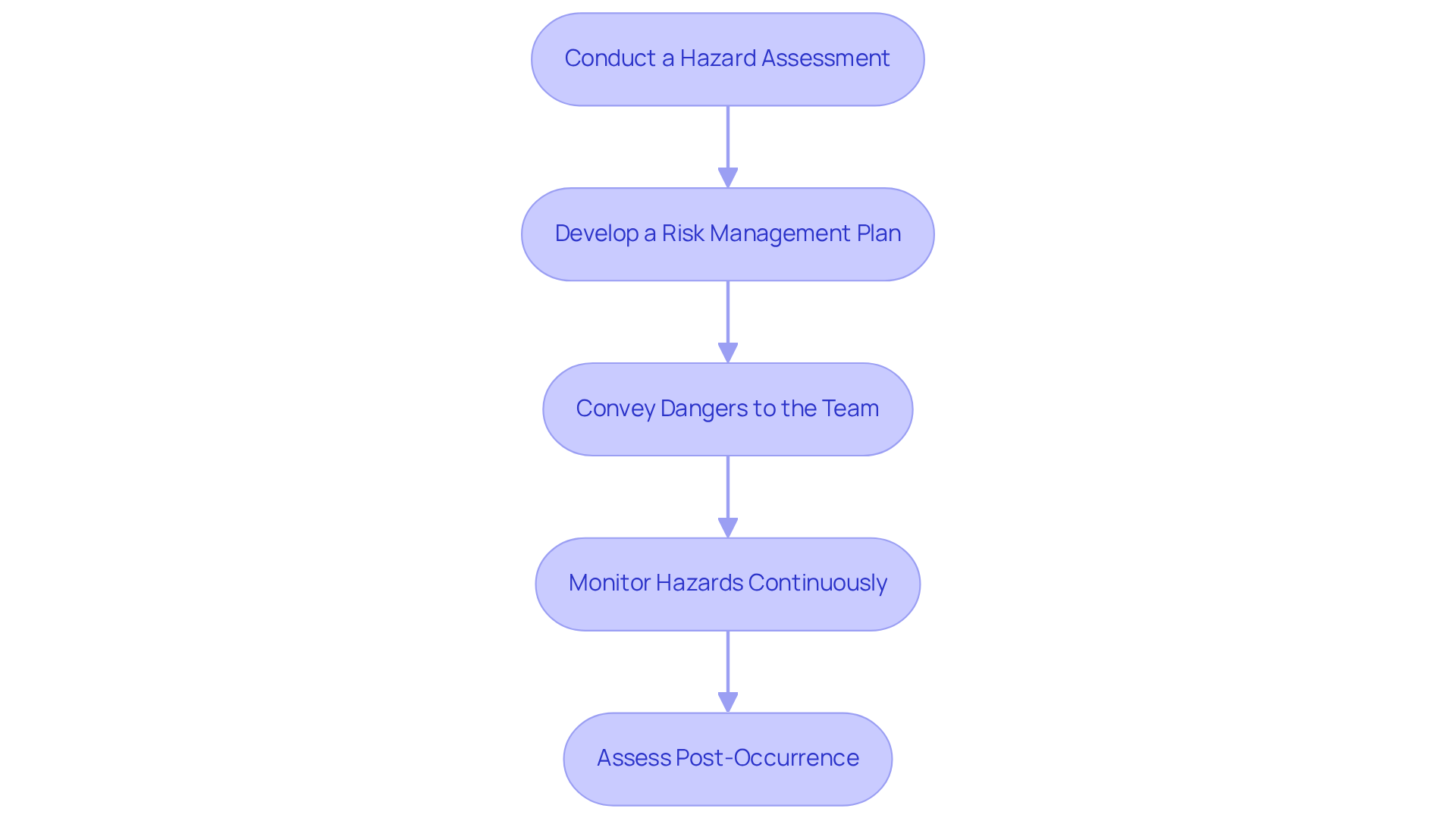 Each box represents a crucial step in the risk management process. Follow the arrows to see how each step connects and builds upon the previous one, guiding you through effective threat management.