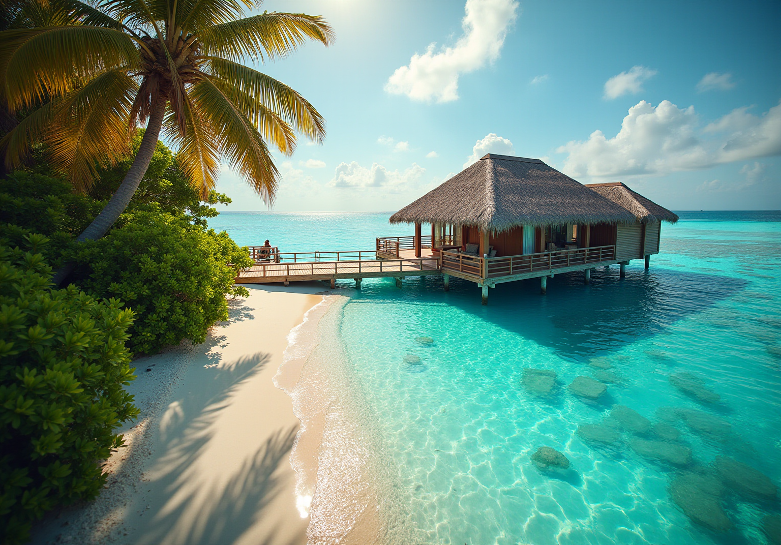 Romantic Overwater Bungalow in the Maldives