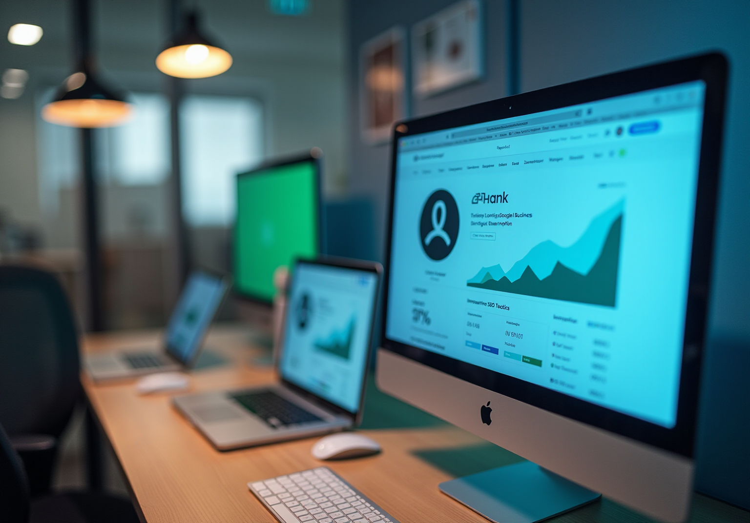 Innovative SEO Approaches in a Modern Office