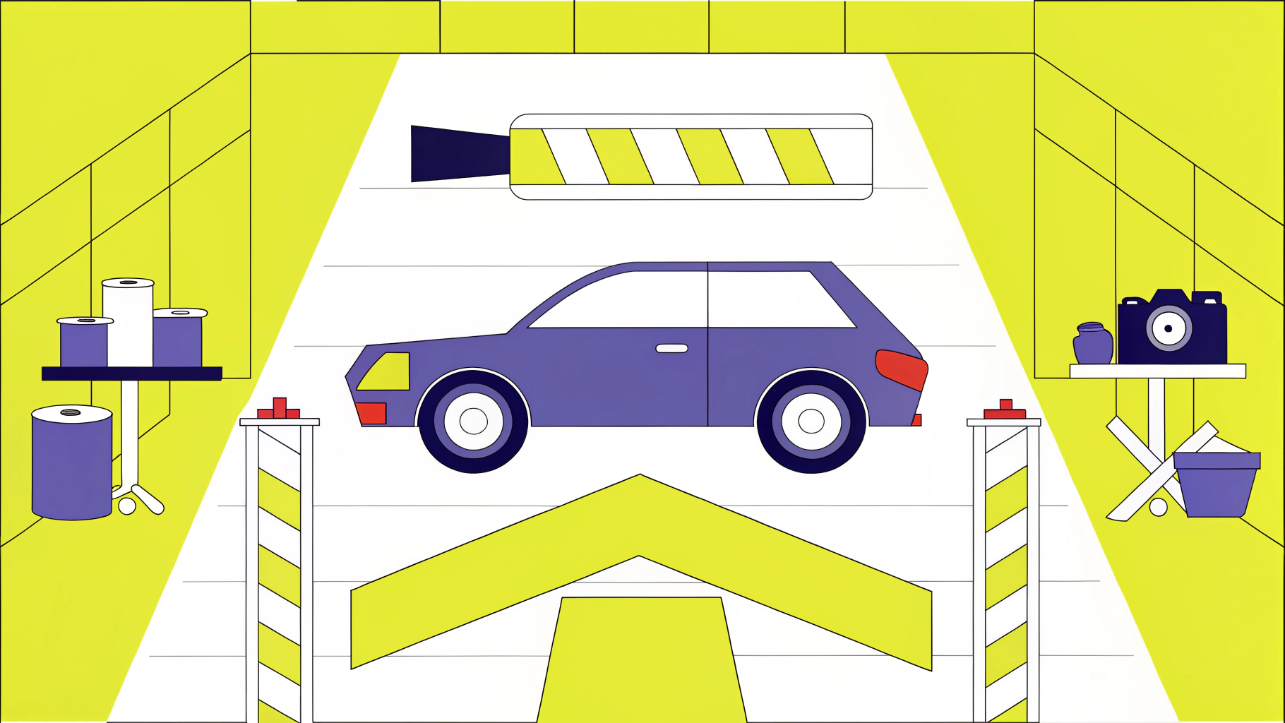 Dynamic Car Makeover in Progress