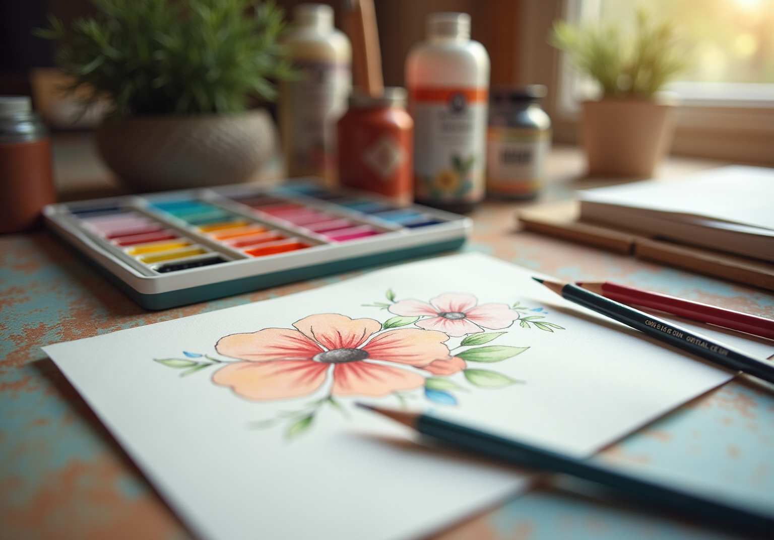 Artistic Journey with Watercolor Supplies Artistic Journey with Watercolor Supplies
