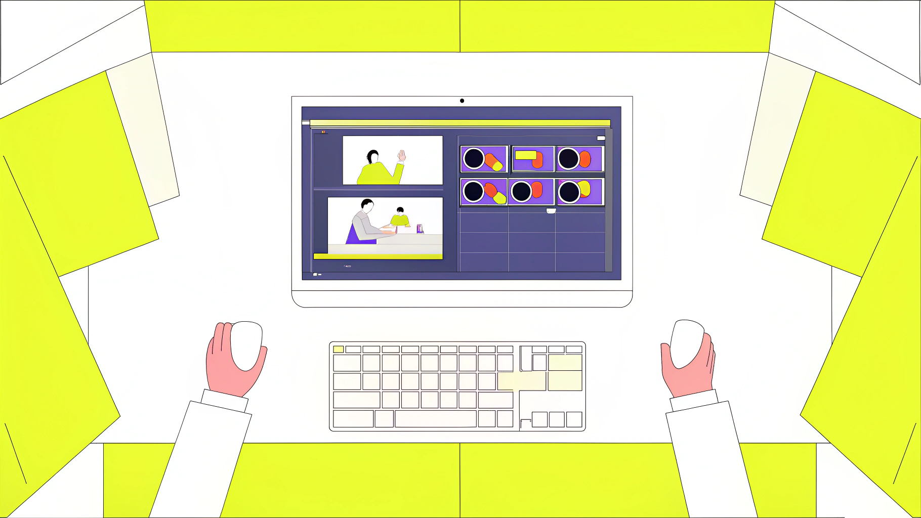 Dynamic Video Editing Workspace