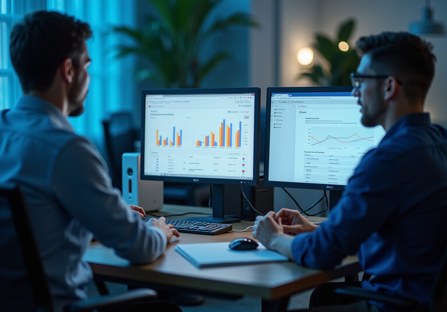 Monitoring Google Ads Performance in a Modern Office