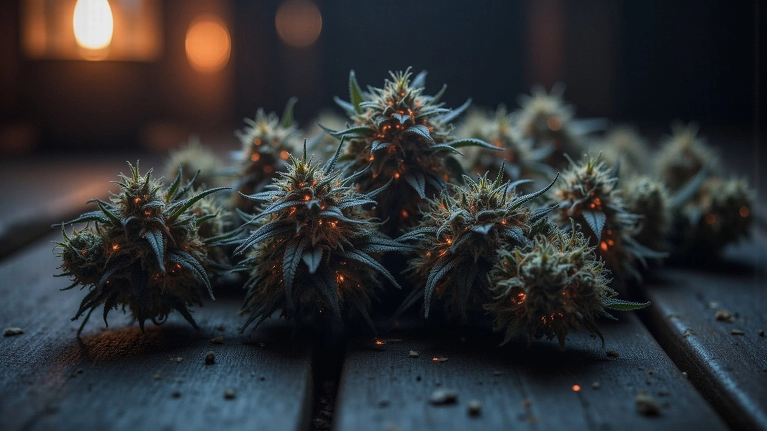 Blue Dream THCA Flower Close-Up