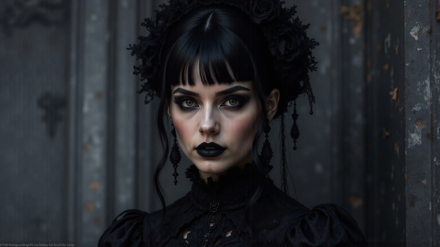 Bold Blackout Curtain Fall Hairstyle