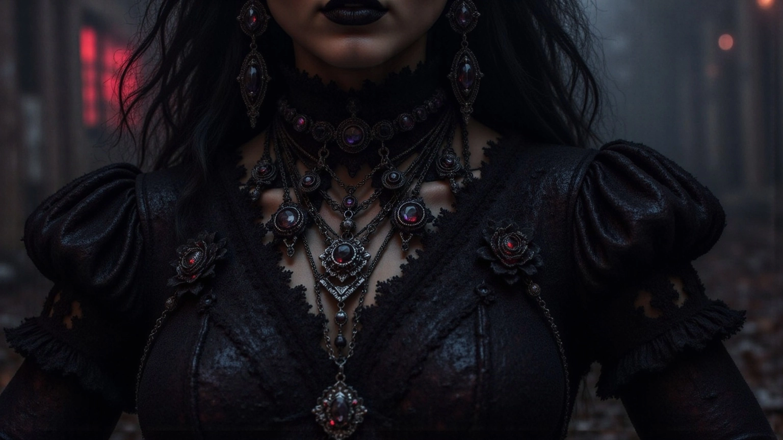 Bold Statement Accessories for Chubby Goth Girls