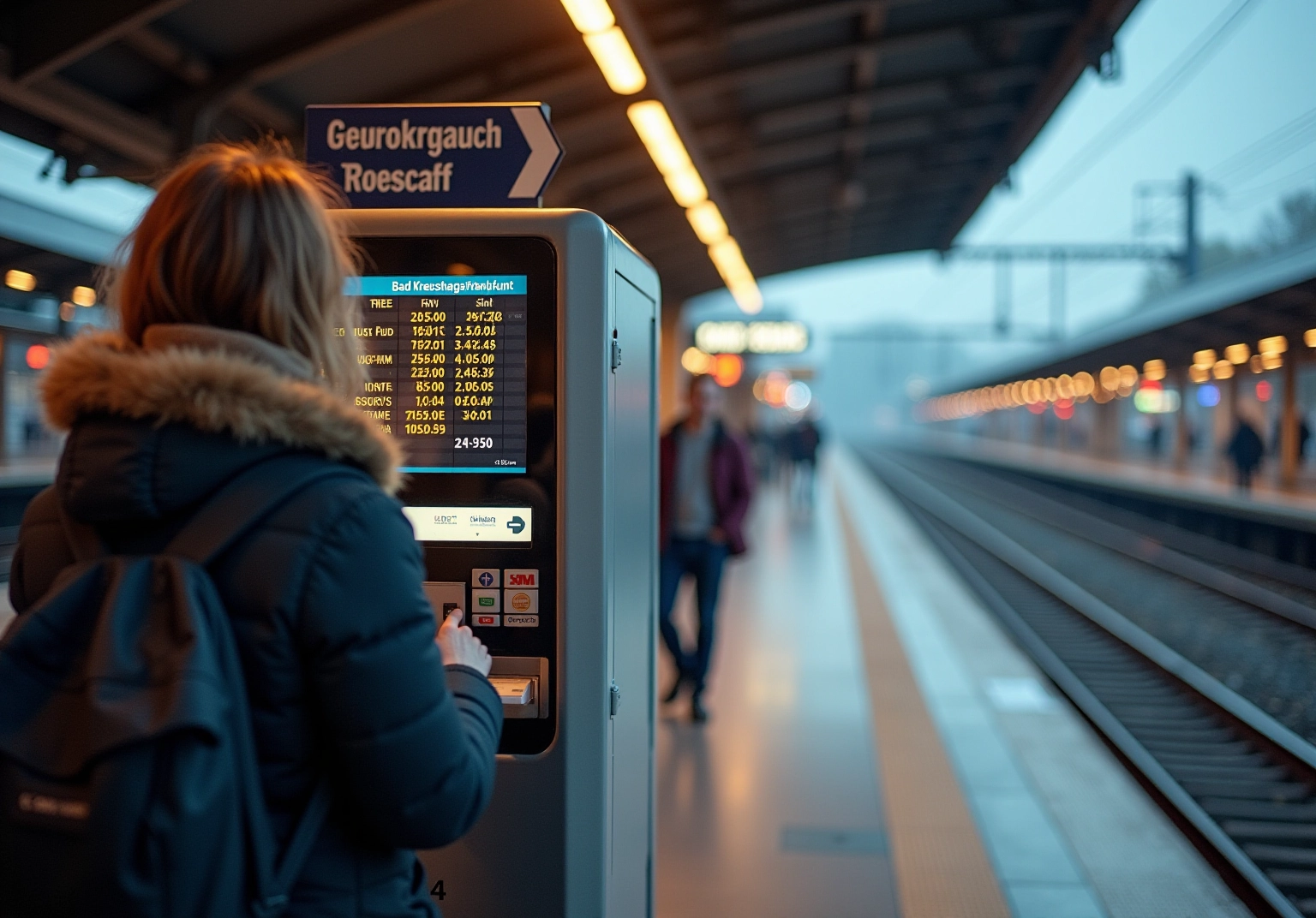 Booking a Train Journey at the Station Booking a Train Journey at the Station