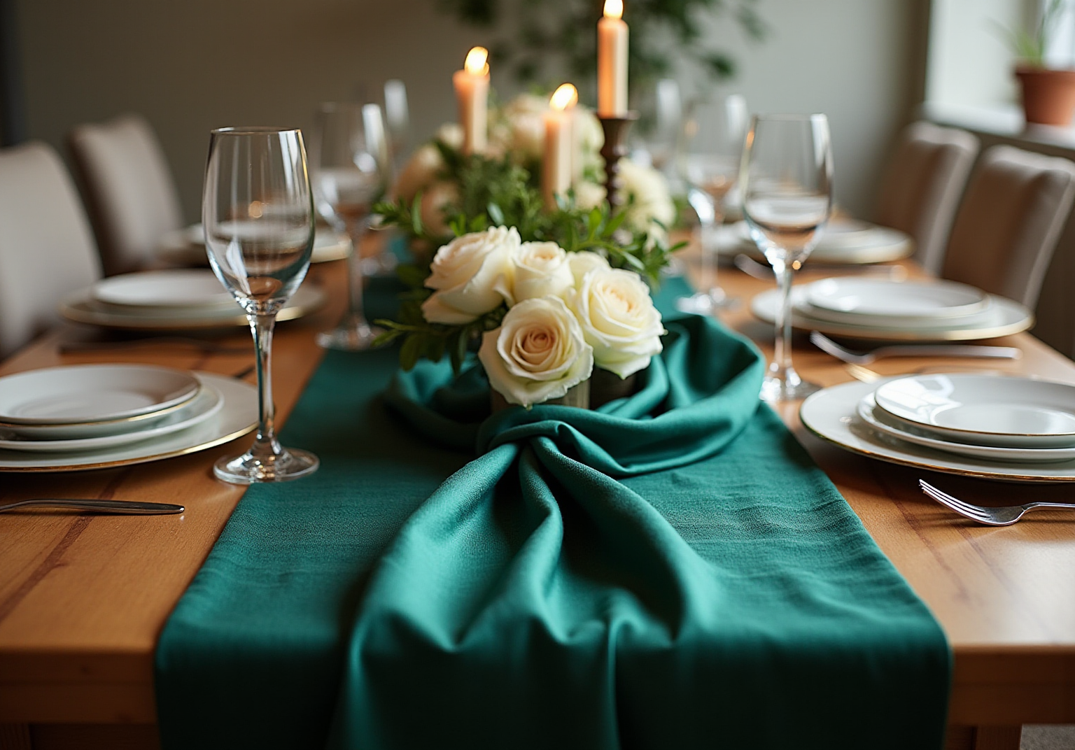 Determine How Long a Table Runner Should Be for a 6-Foot Table