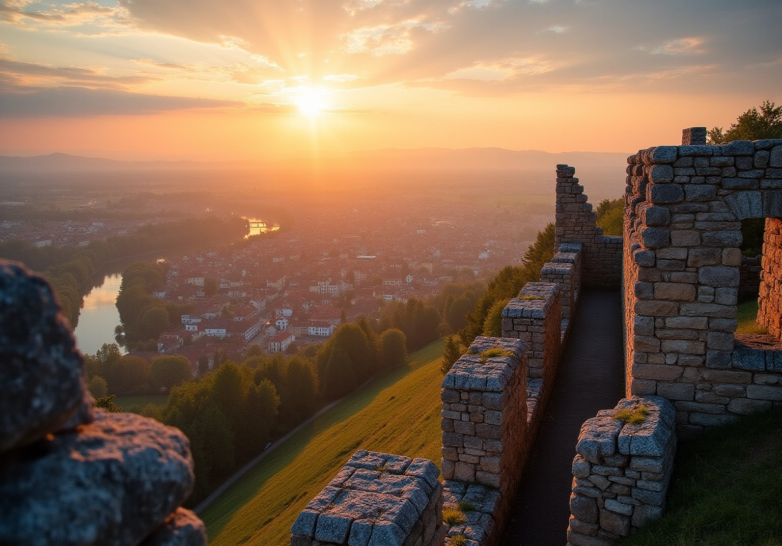 Breathtaking View from Esslingen Castle Breathtaking View from Esslingen Castle