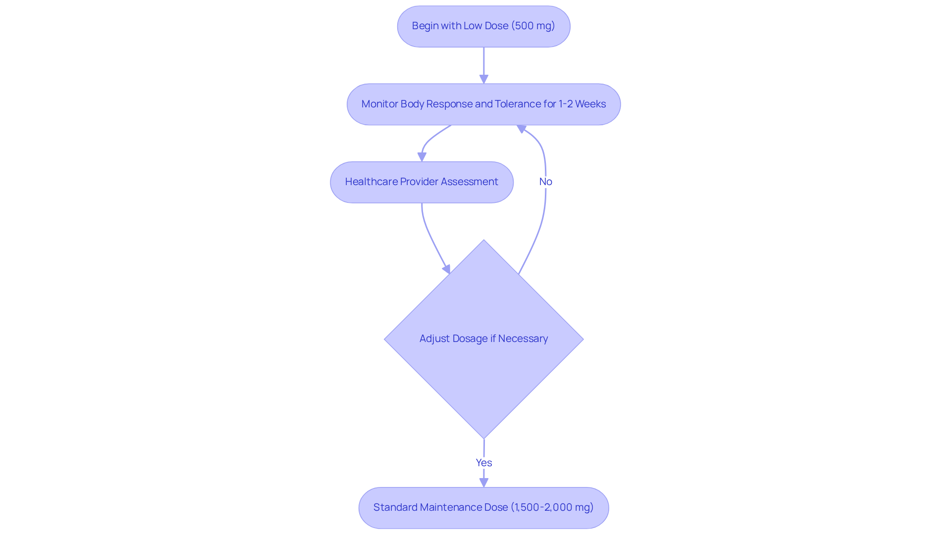 Follow the arrows to understand how to start with metformin, monitor your progress, and work with your healthcare provider to find the right dosage for your weight loss journey.