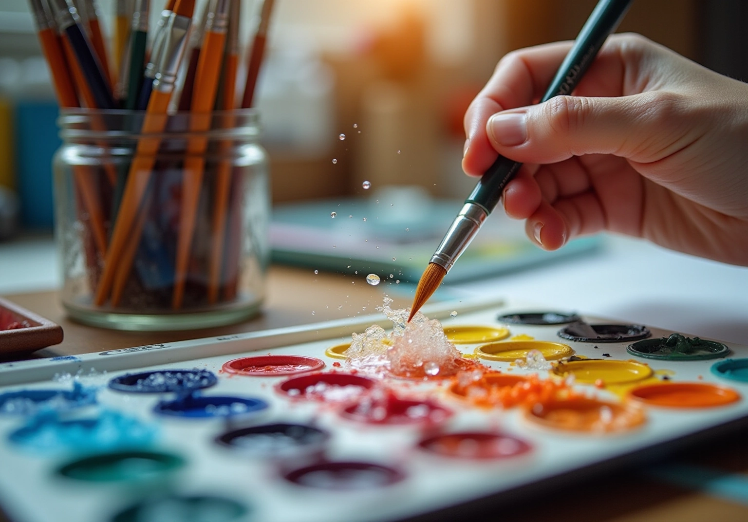 Caring for Watercolor Brushes