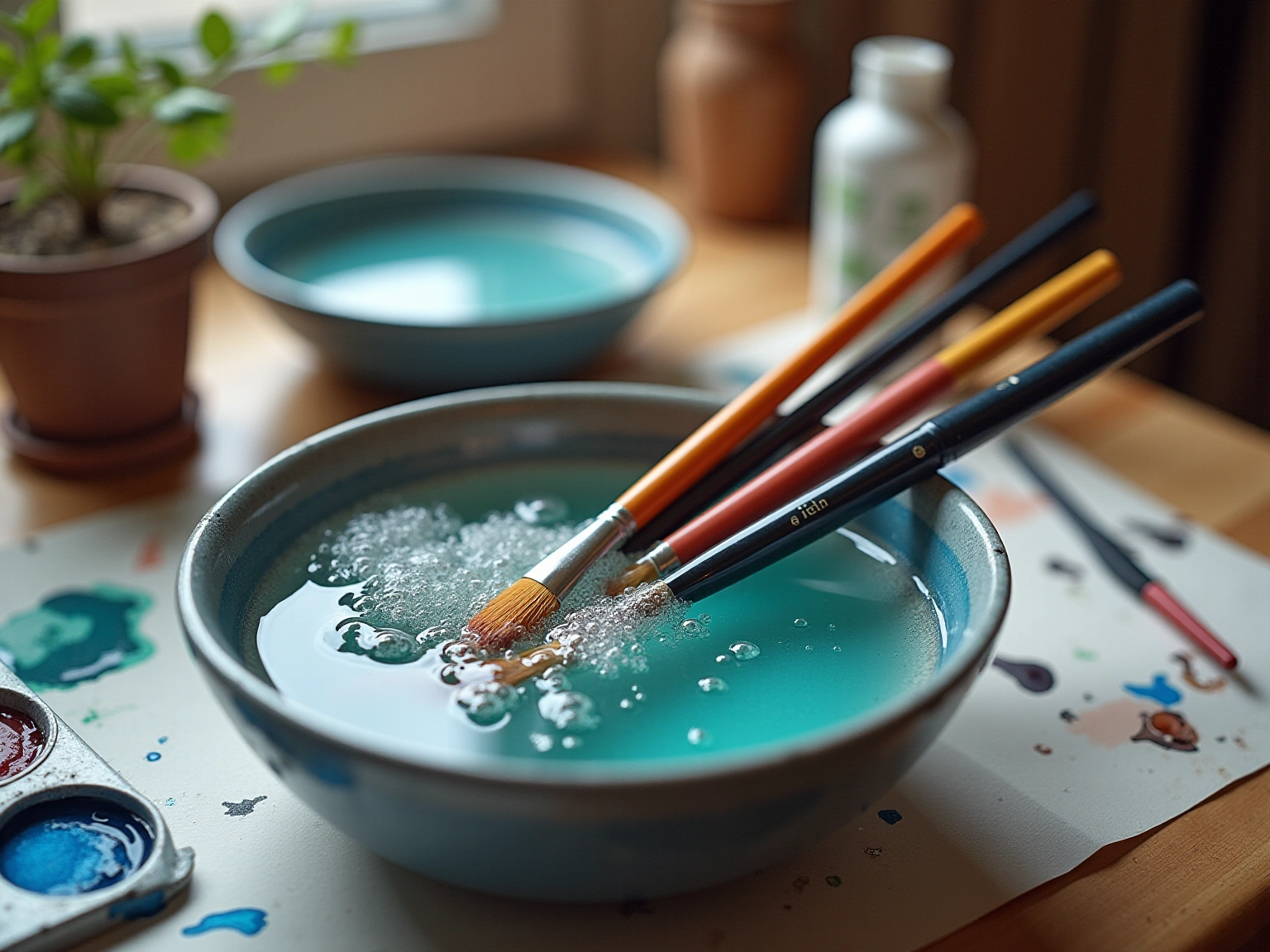 Caring for Watercolor Brushes