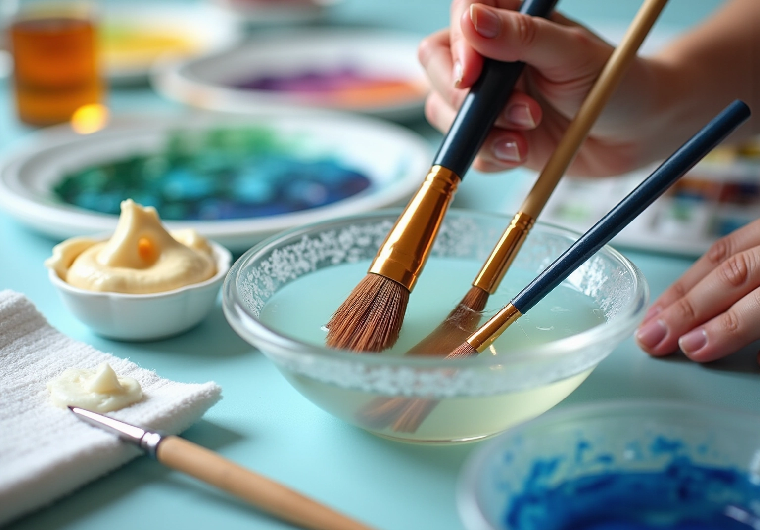 Caring for Watercolor Brushes