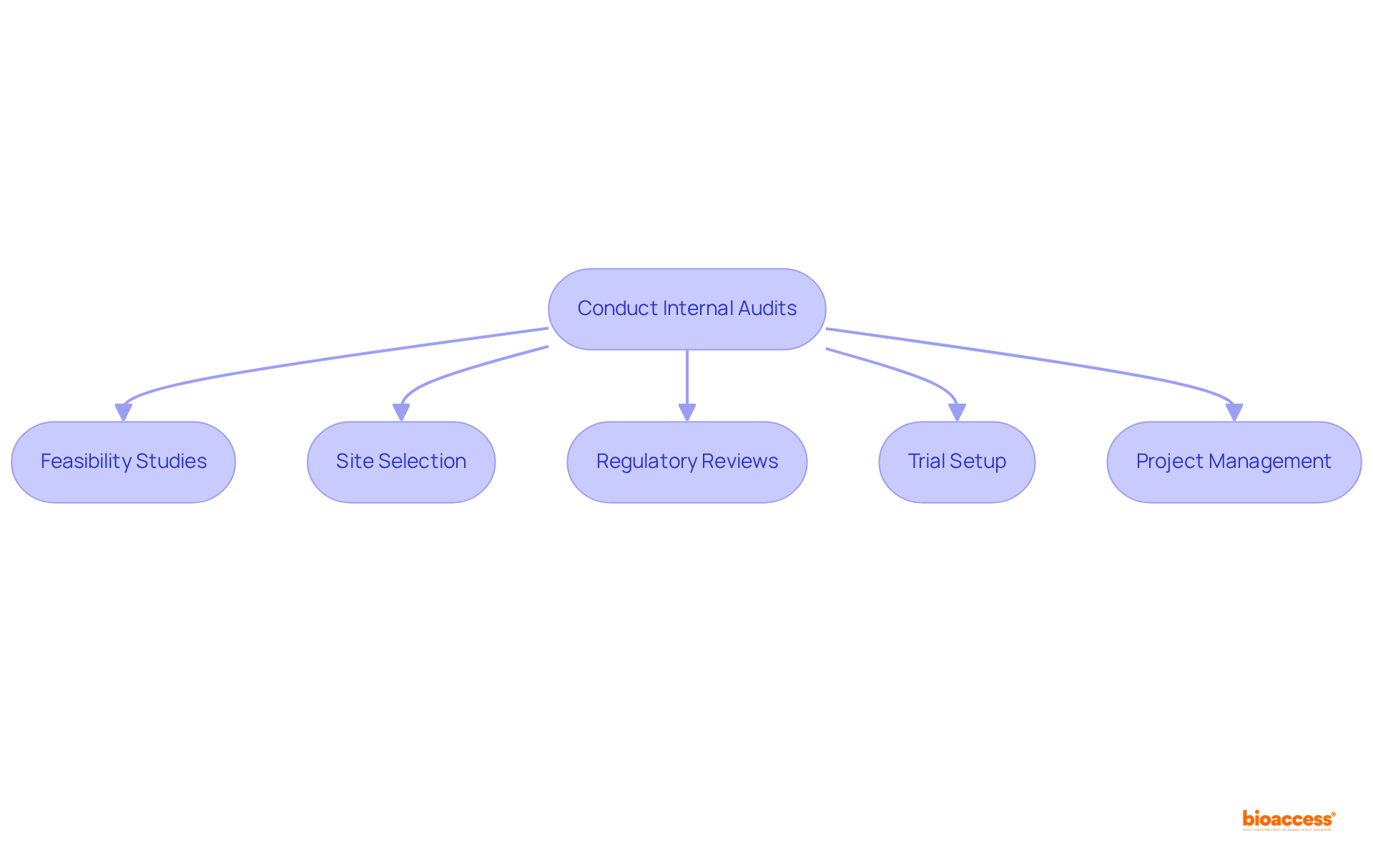This flowchart outlines the steps to take for conducting internal audits. Start with the initial action, then follow the arrows to see how each service can help improve compliance and readiness for ANVISA inspections. This flowchart outlines the steps to take for conducting internal audits. Start with the initial action, then follow the arrows to see how each service can help improve compliance and readiness for ANVISA inspections.