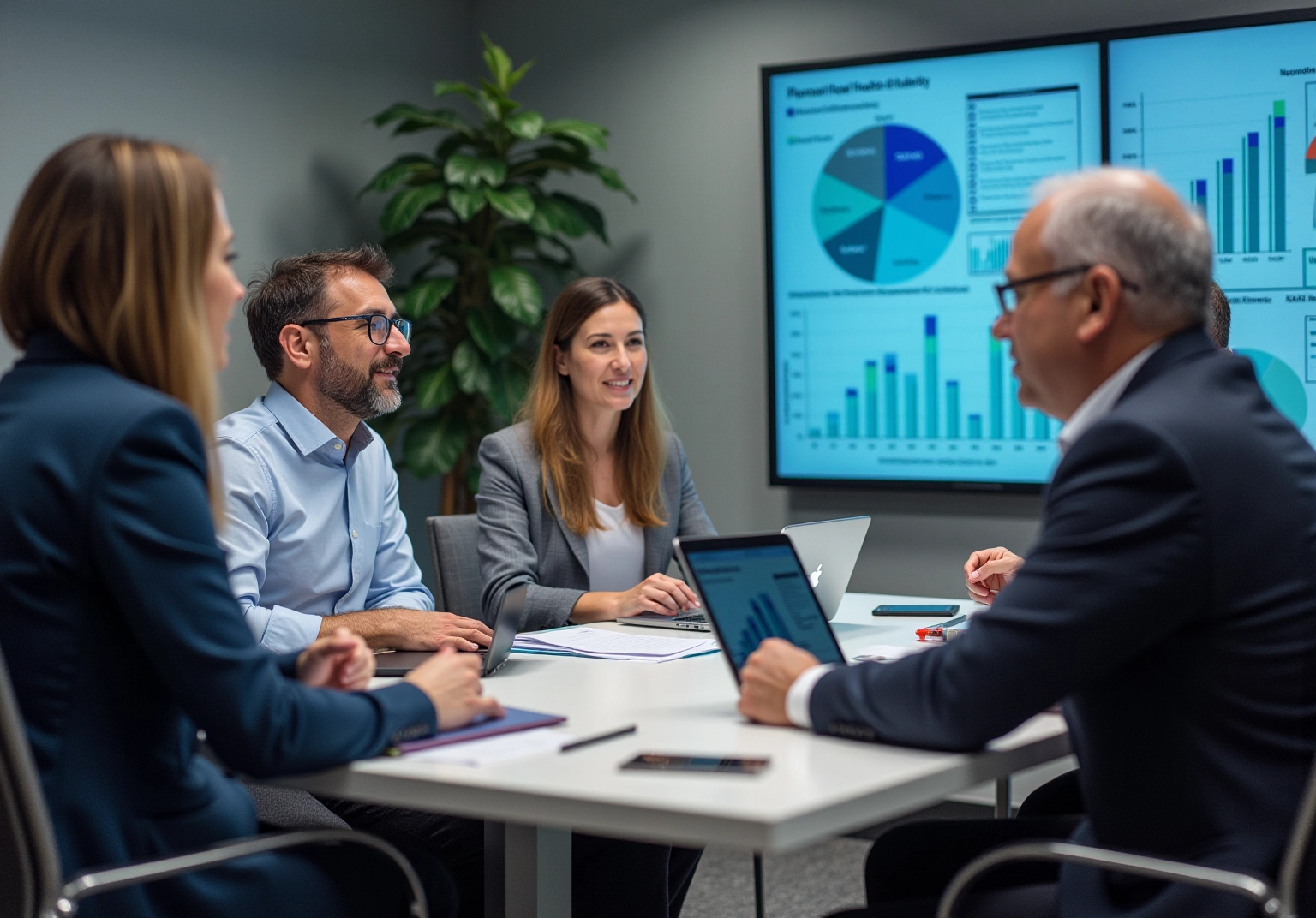 CFOs Discussing Evidence-Based Strategies in Healthcare