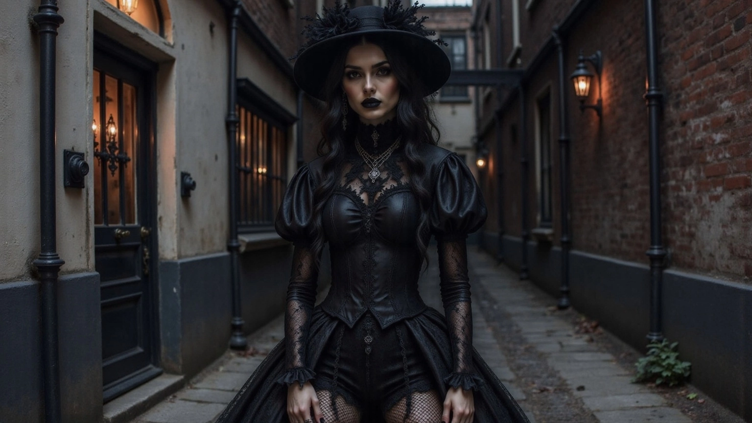 Chic Gothic Style with Boohoo Fishnet Leggings
