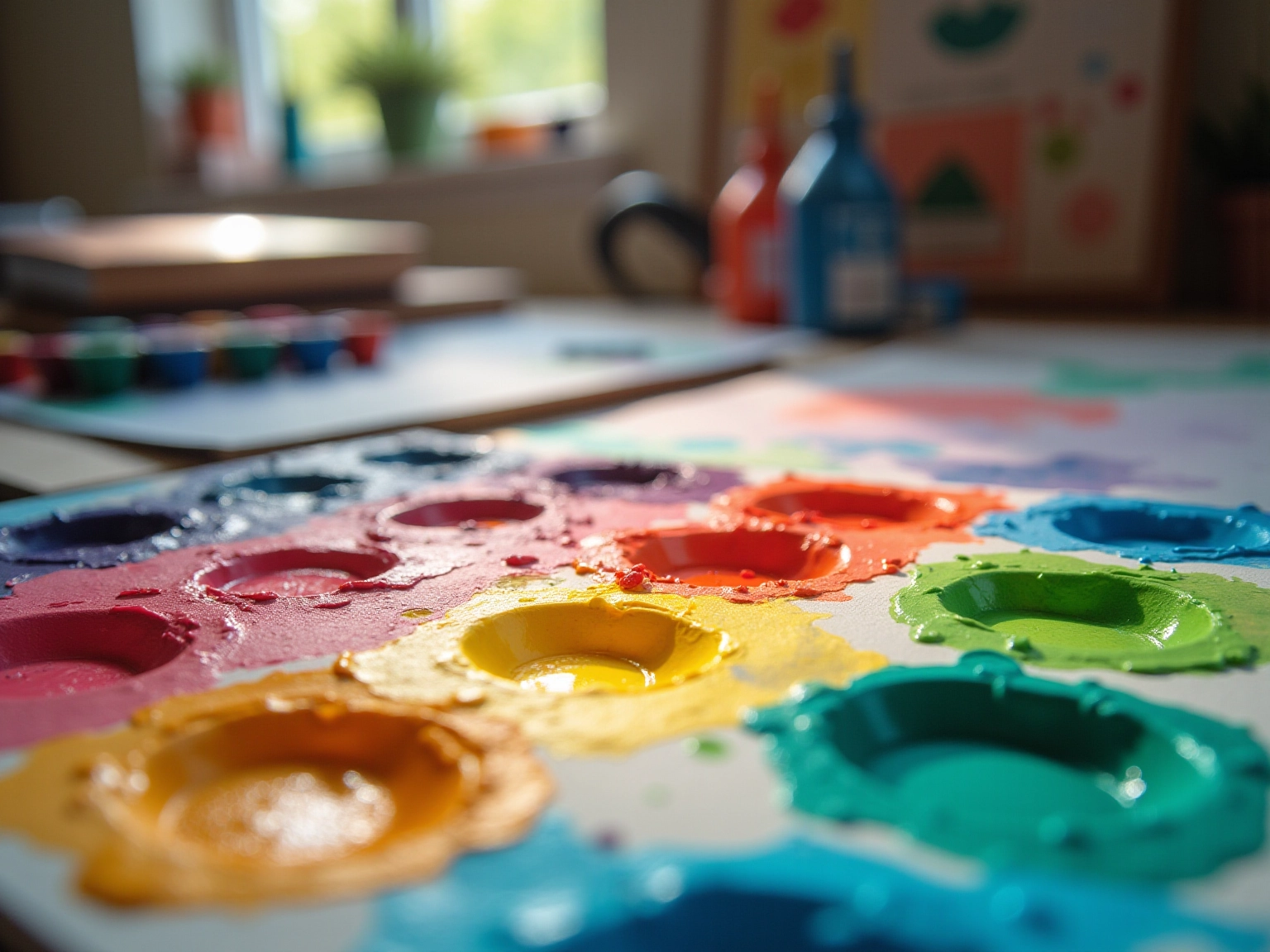 Color Theory in an Artist's Studio