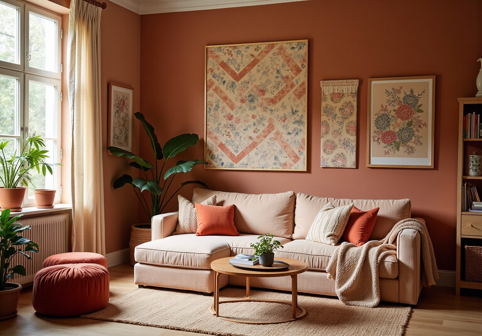Cozy Interior with Surface Pattern Designs