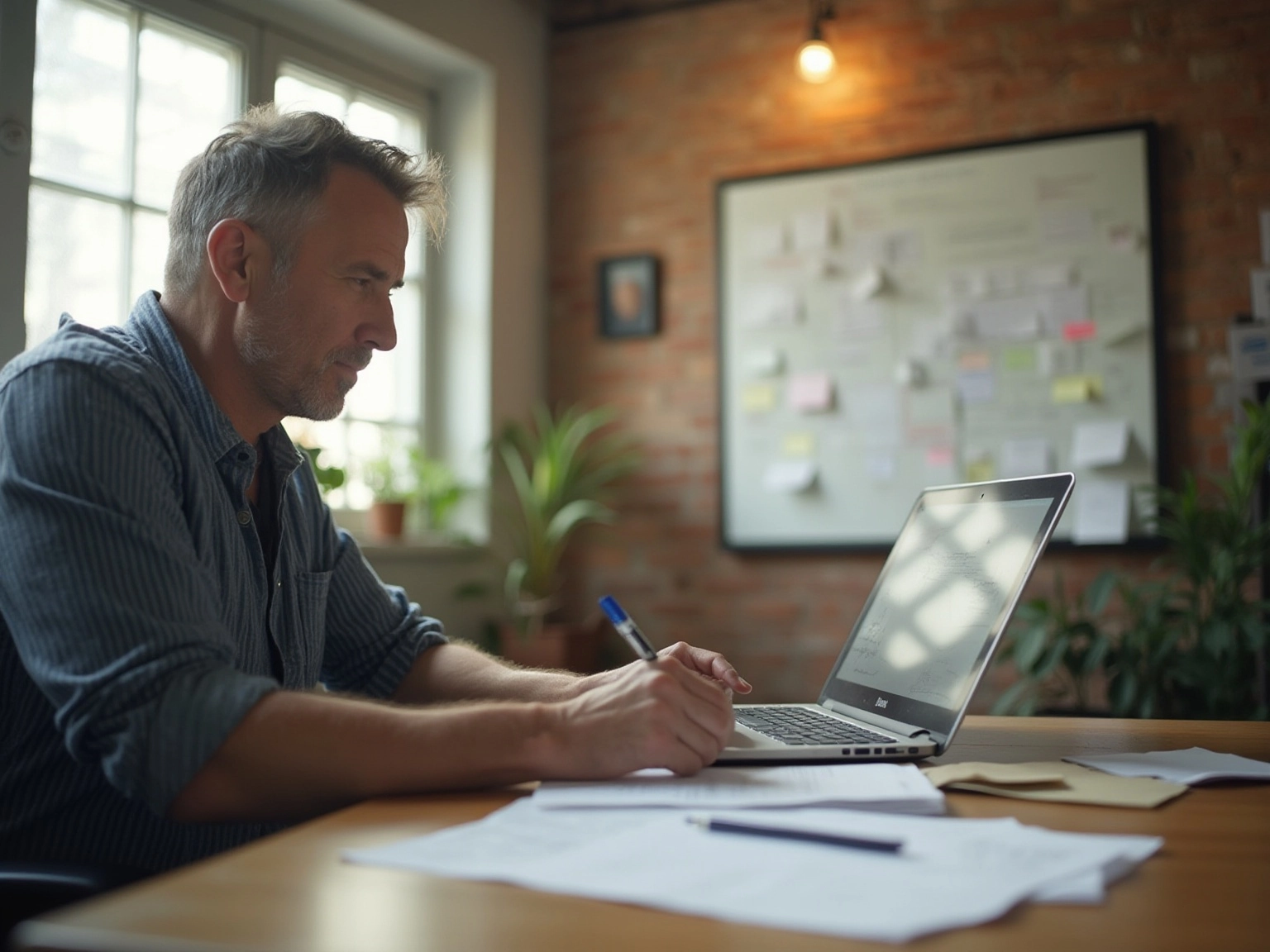 Crafting a Grant Proposal in an Office