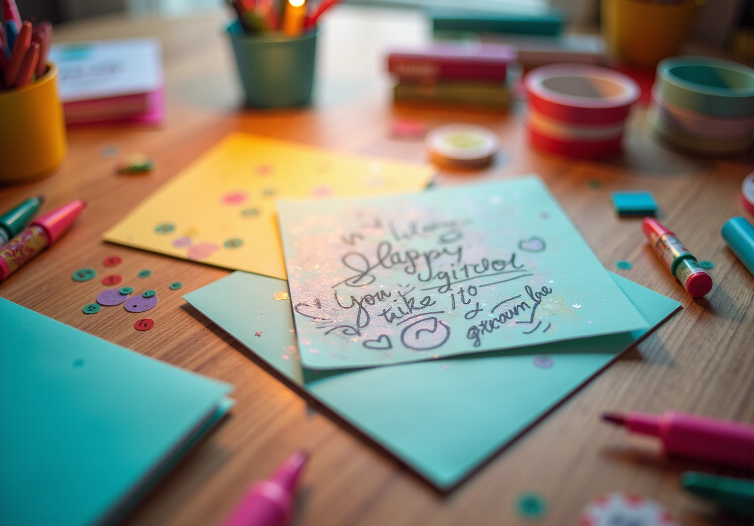 Crafting a Personalized Birthday Card Crafting a Personalized Birthday Card