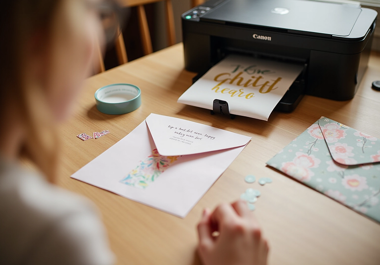 Crafting a Personalized Greeting Card Crafting a Personalized Greeting Card
